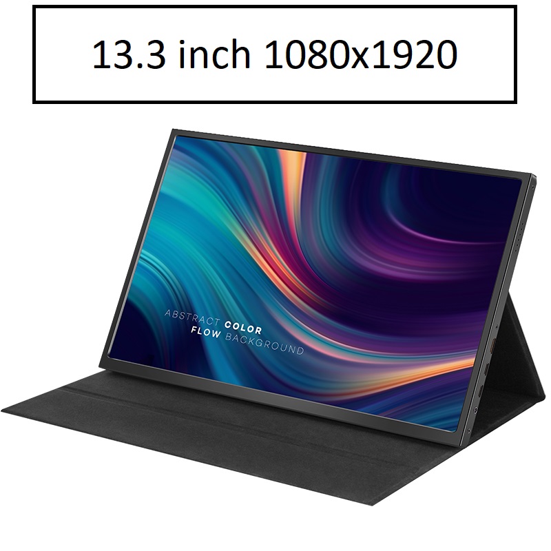 Oplaadbaar Portable 13.3 Inch 1080x1920 Monitor met Accessoires ...